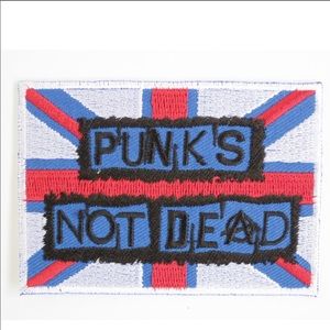 Accessories | Punks Not Dead Patch Iron On Badge Anarchy Diy | Poshmark